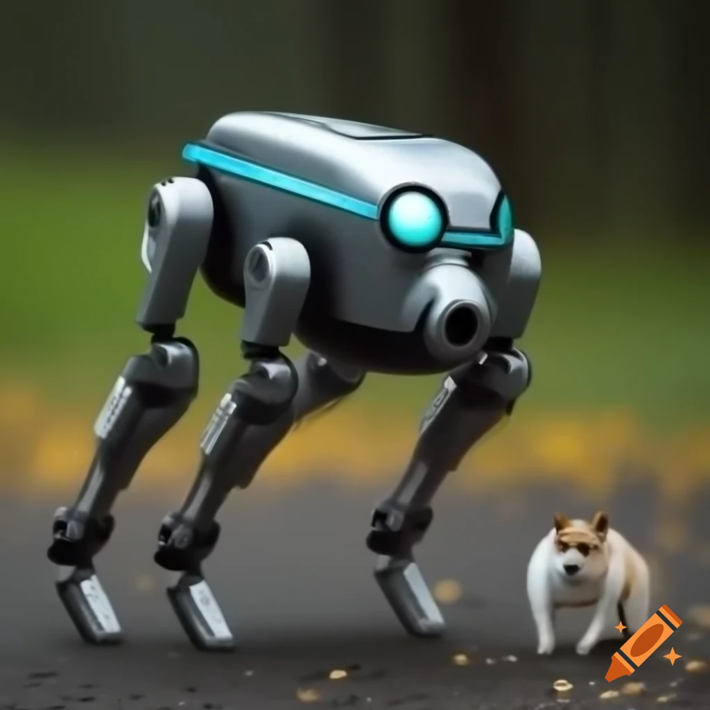 Robot dog design inspiration with medium features and anthropomorphic ...