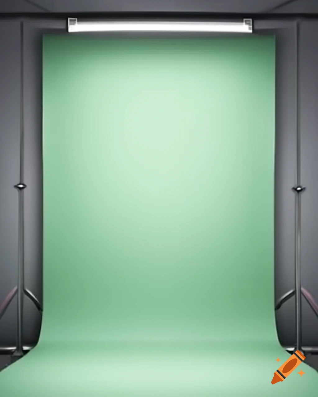 Light gray photo backdrop with olive green Top Gun-themed frame and ...