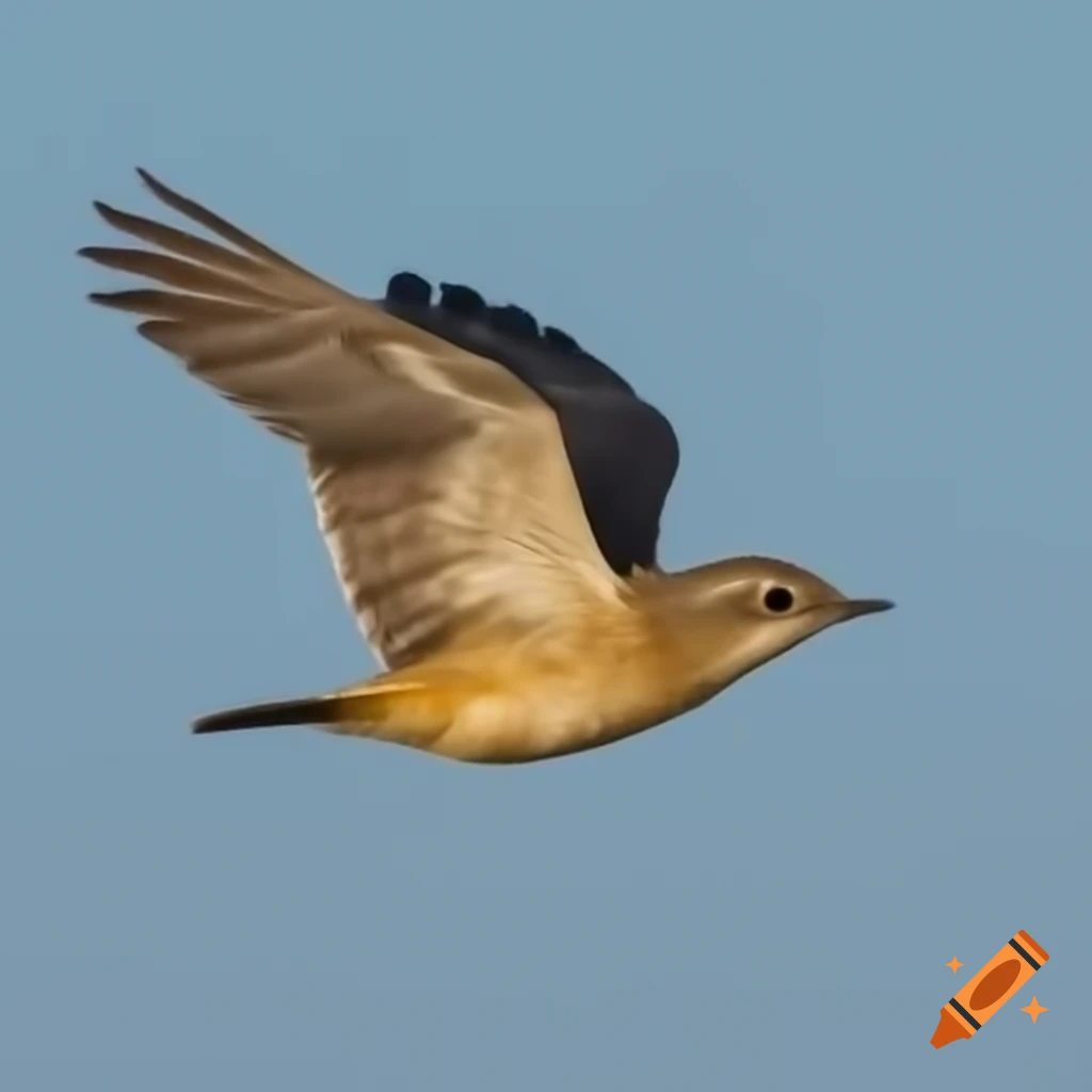 Bird in flight on Craiyon