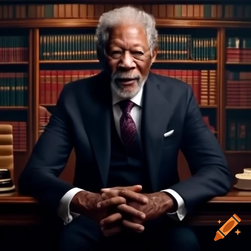 Morgan Freeman portraying a president with a strong, cool demeanor on ...