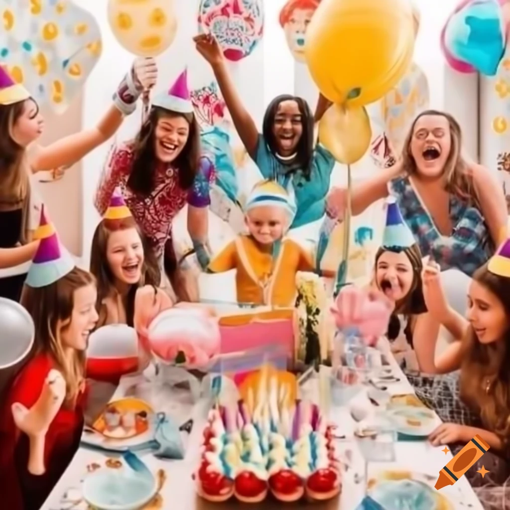 Cheerful birthday wish for Andrew with festive balloon patterns on Craiyon