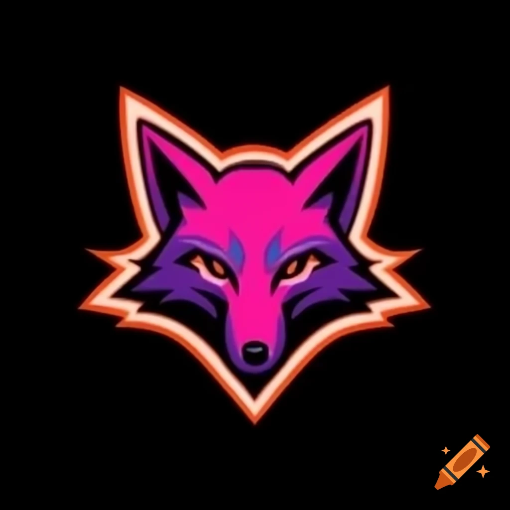 Gaming channel logo featuring a fox design on Craiyon