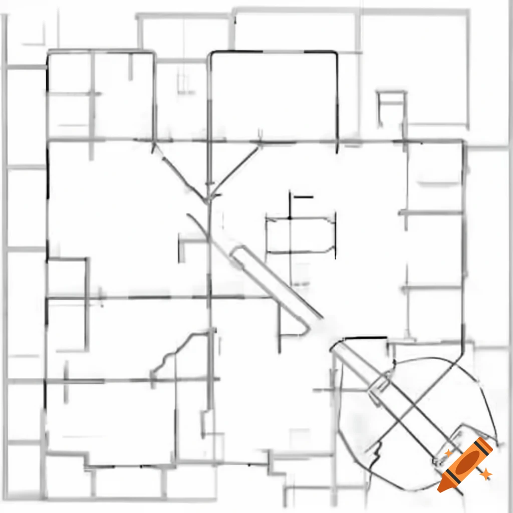 Property lines drawn to scale, measuring 134 feet by 71 feet on Craiyon
