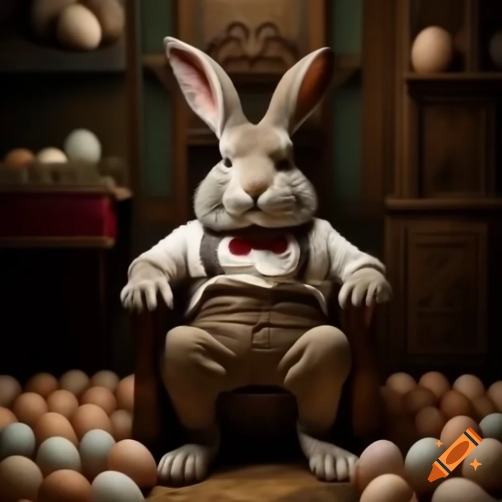 Photorealistic anthropomorphic mafia rabbit in Godfather attire in ...