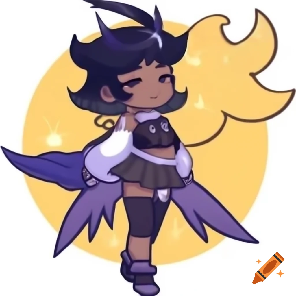 Vtuber character themed around eclipse, representing sun and moon ...