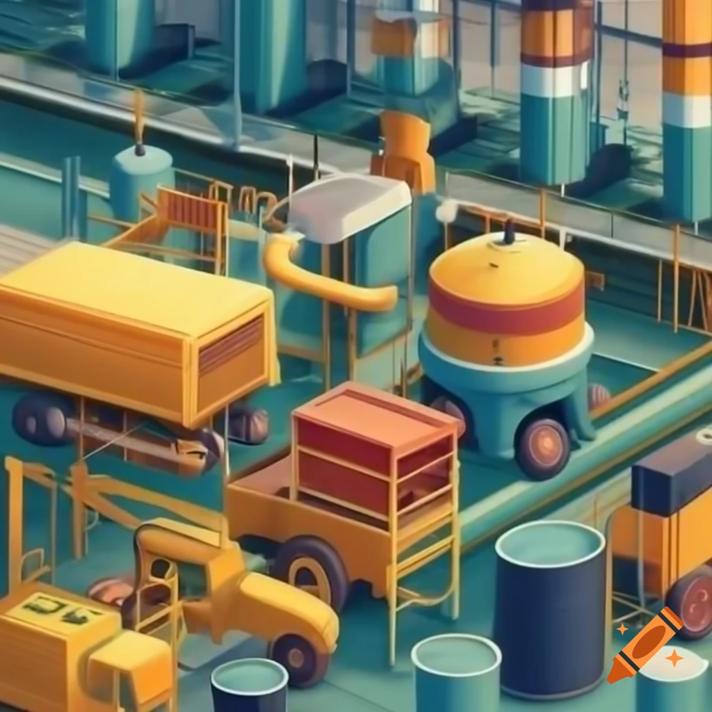 Animated series showing sugar cane production process from harvest to ...