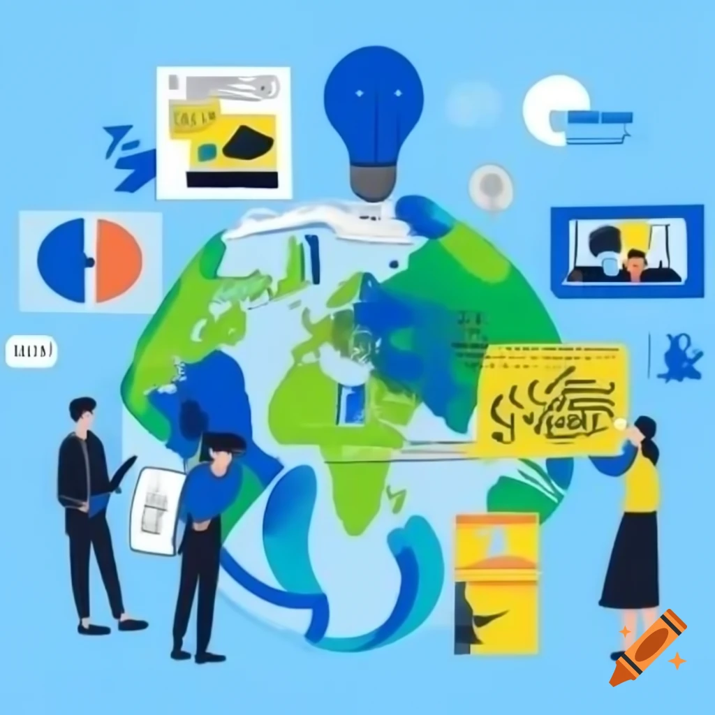 Infographic illustrating the interaction of informationalism and ...