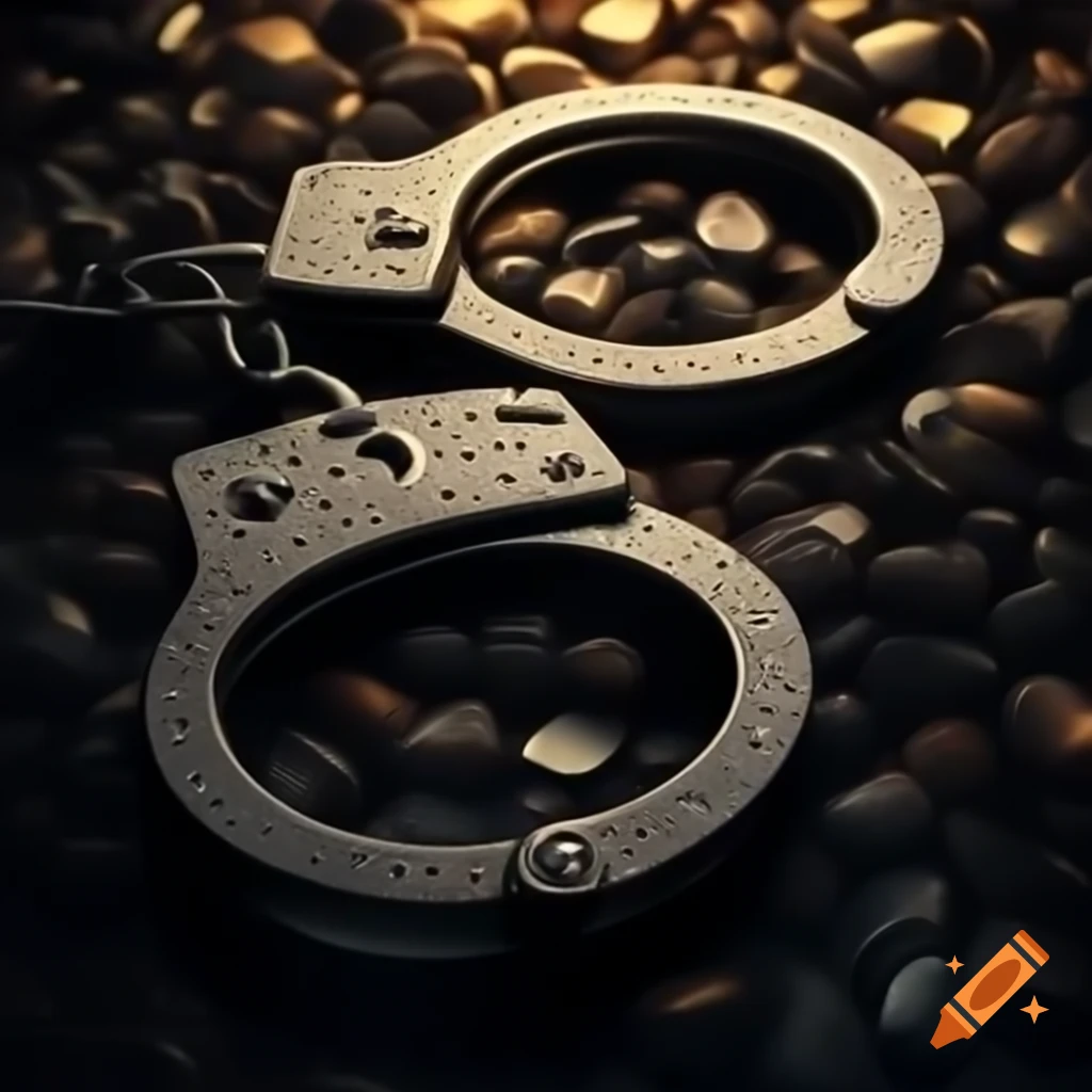 Dramatic noir heist scene with dark and golden tones featuring diamonds ...