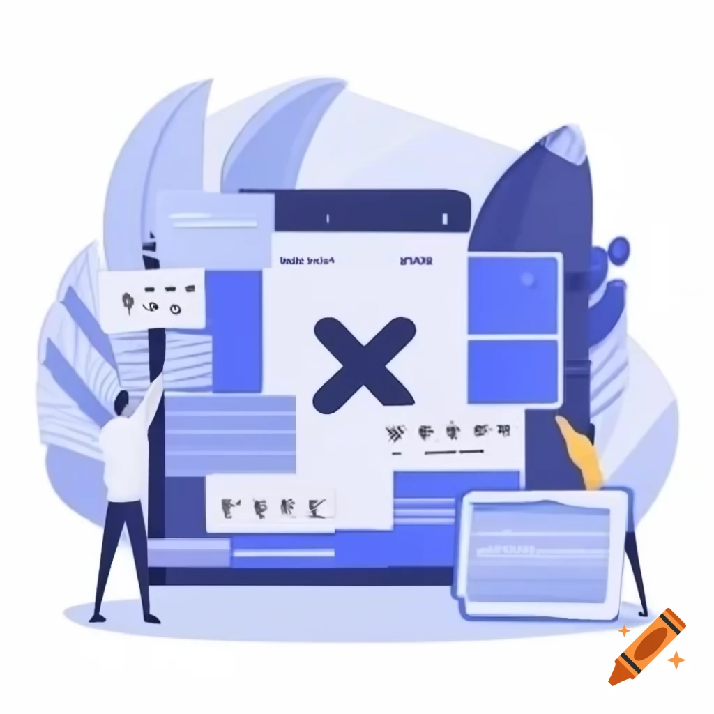 Development environment in software with 'X IT' text in center, shadow ...