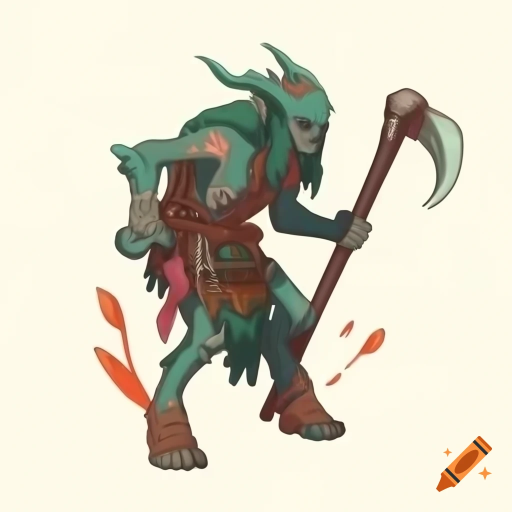 Flat vector art of a shaman character facing forward in a fantasy game ...