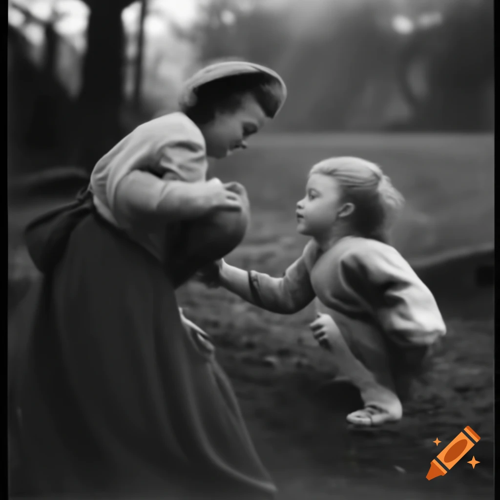 Joyful scene depicting friendship and childhood memories on Craiyon