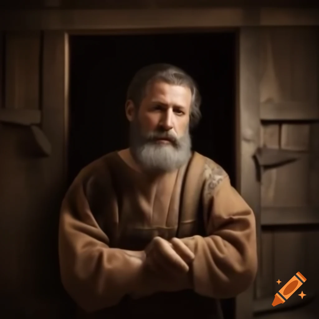 Realistic portrait of a Catalan blacksmith from the 11th century ...