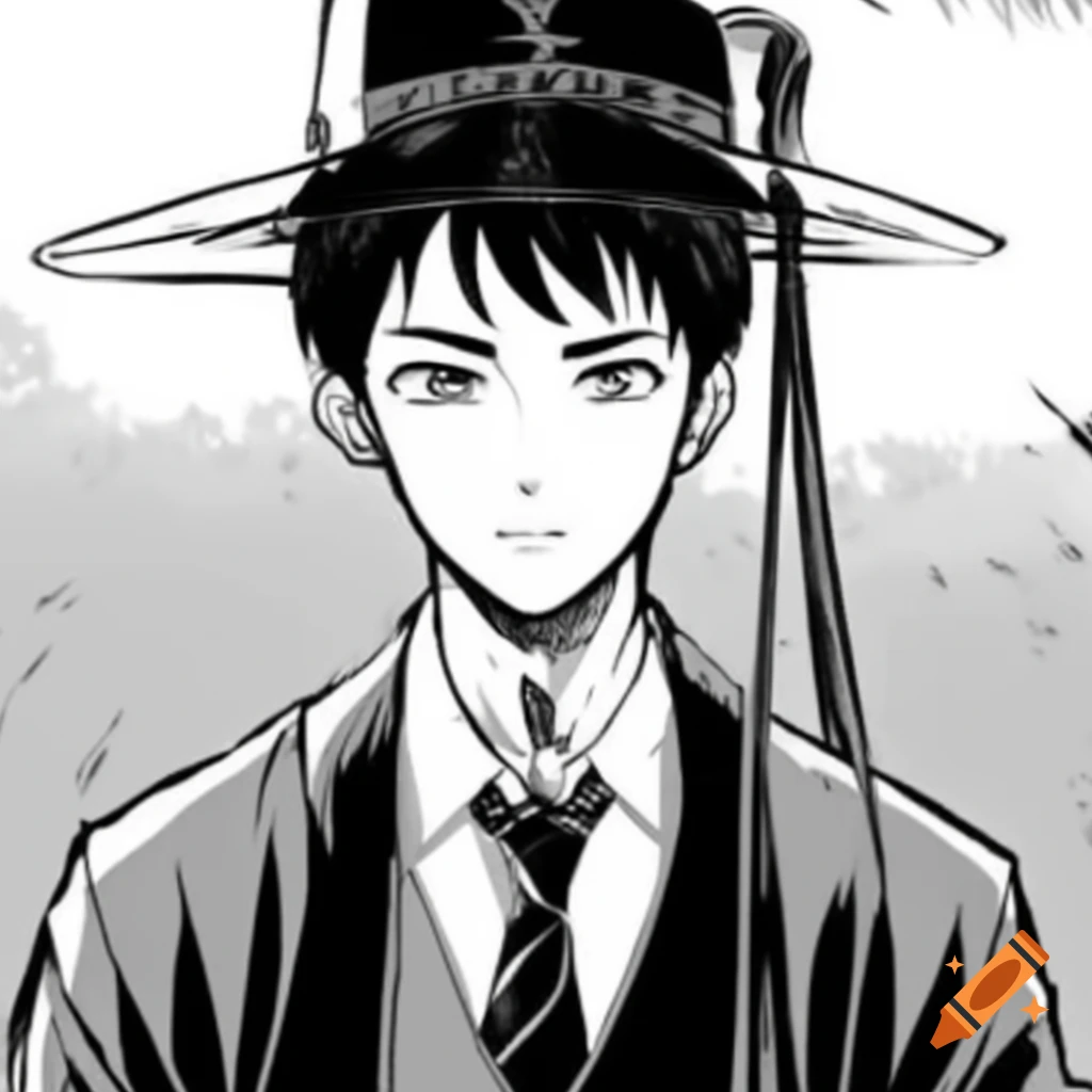 Young Jewish Chinese man in Orthodox clothing, half body portrait on ...