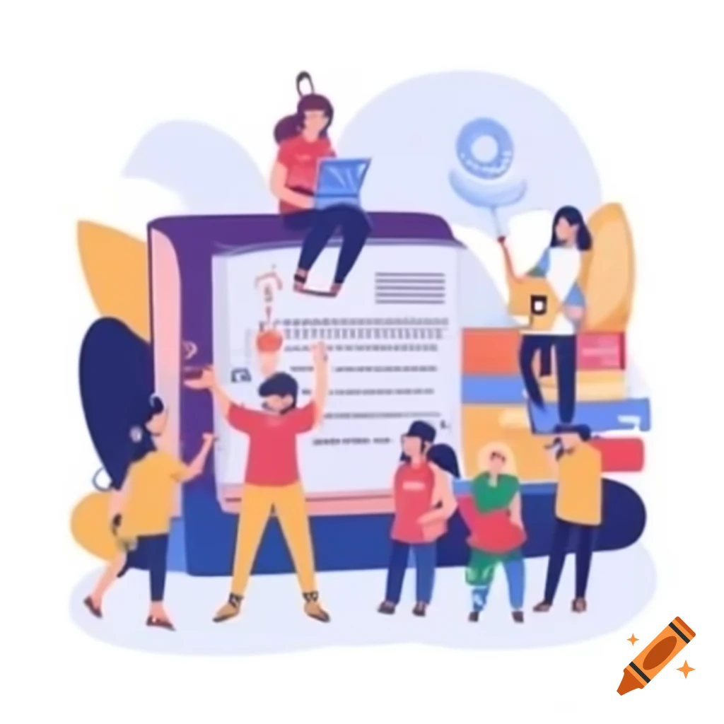 Happy teachers and students collaborating in a supportive school ...