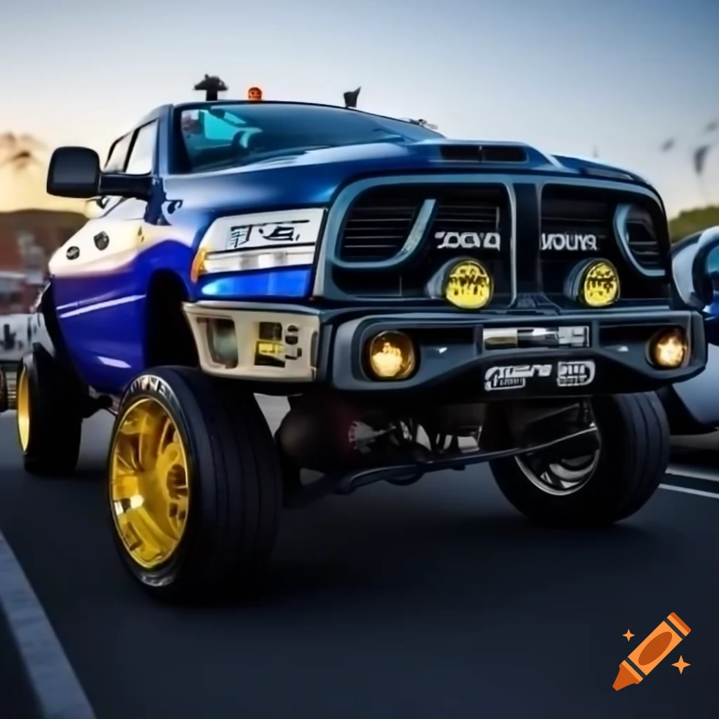 Dodge Ram truck with 'Ram Mechanical' on side, featuring ram bar bumper ...
