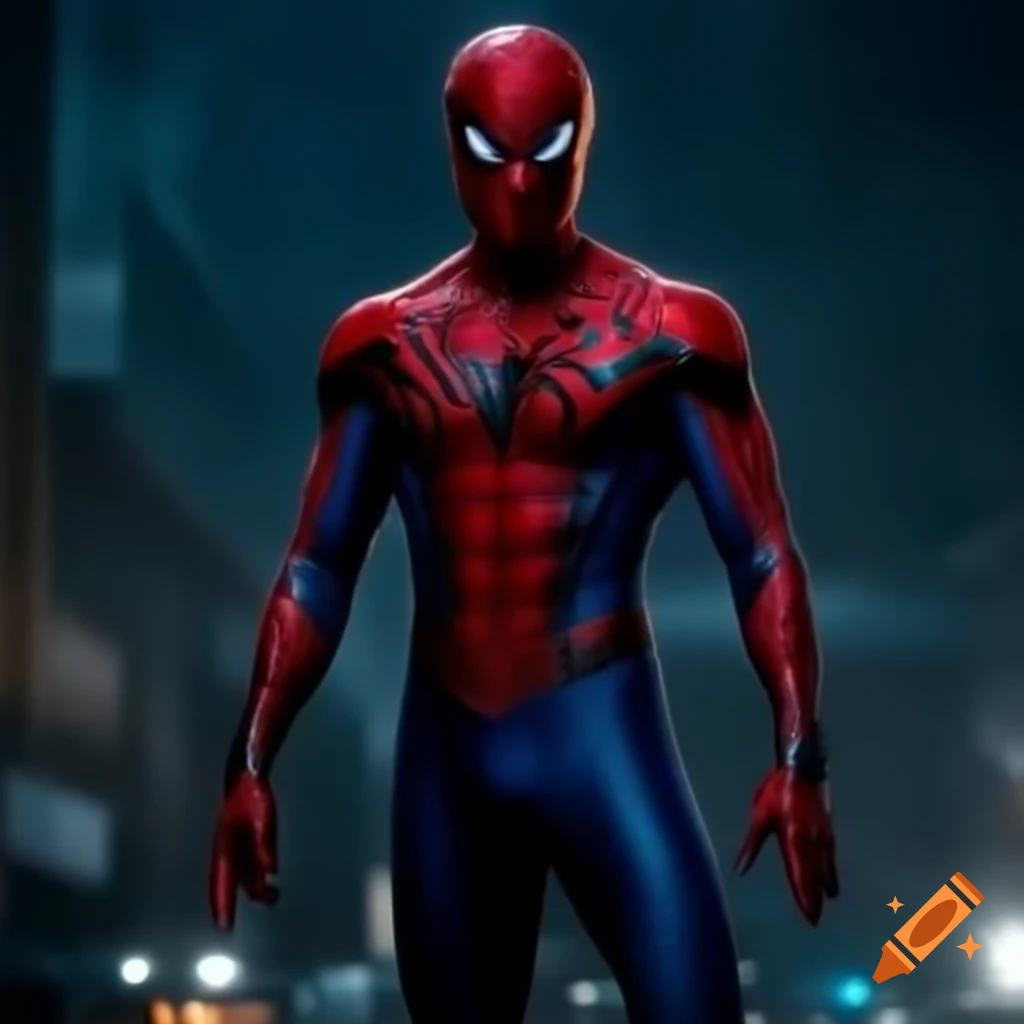 Cinematic Spiderman scene in the rain, Zack Snyder style on Craiyon