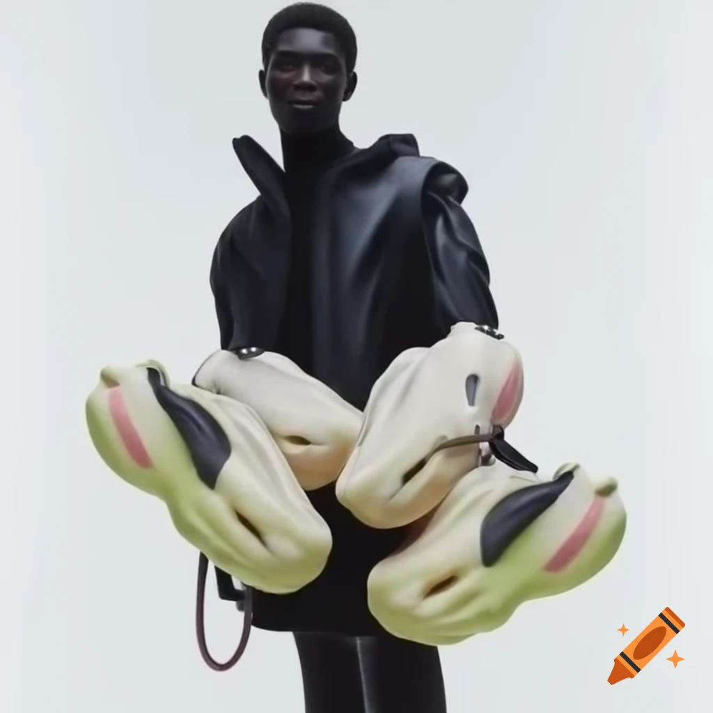 Renaissance styled Yeezy 700v3 collaboration with crocs and Balenciaga ...