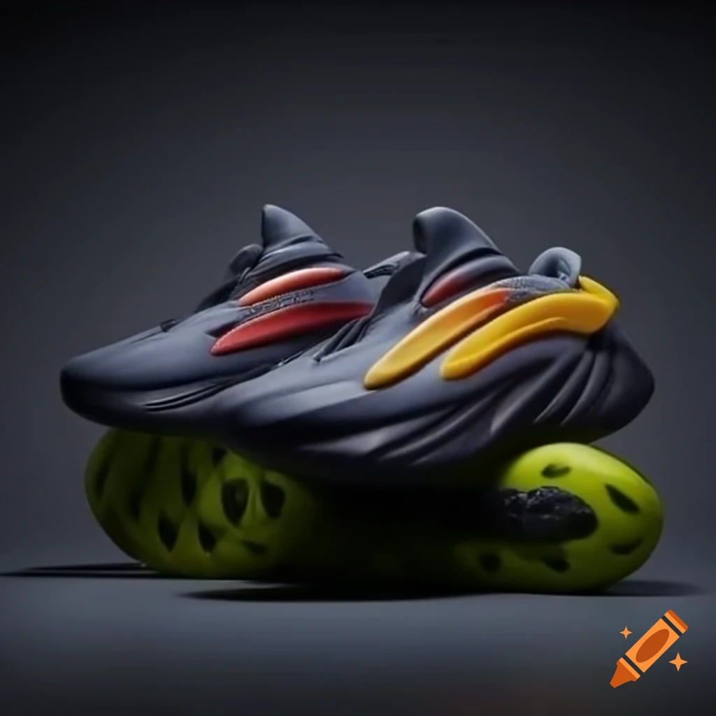 Sneakers images created on Craiyon