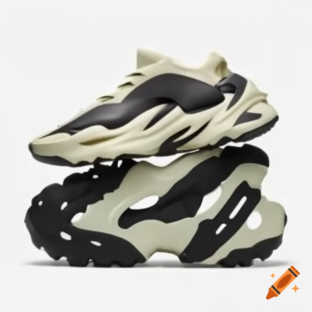 Renaissance style Yeezy 700v3 collaboration with Crocs and Balenciaga ...