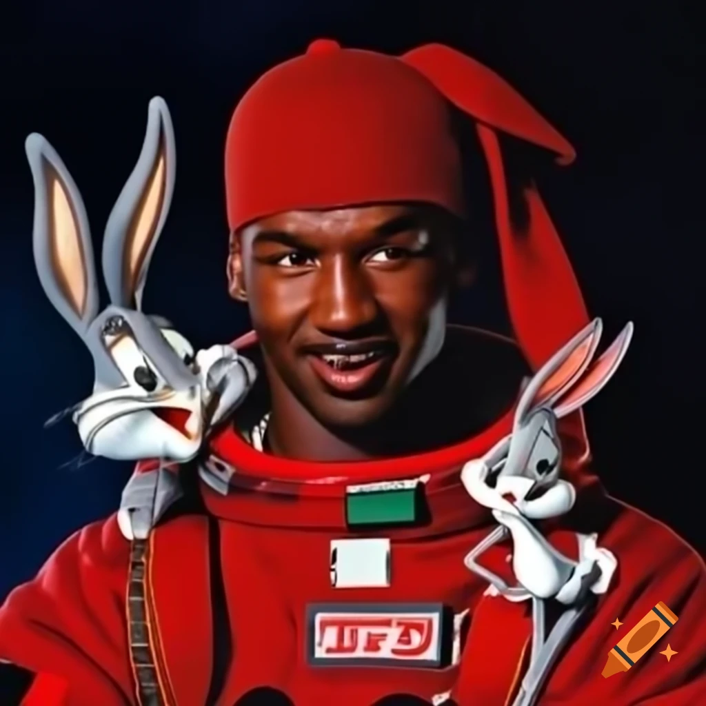 Space Jam movie featuring Michael Jordan and Bugs Bunny from the 90s on ...