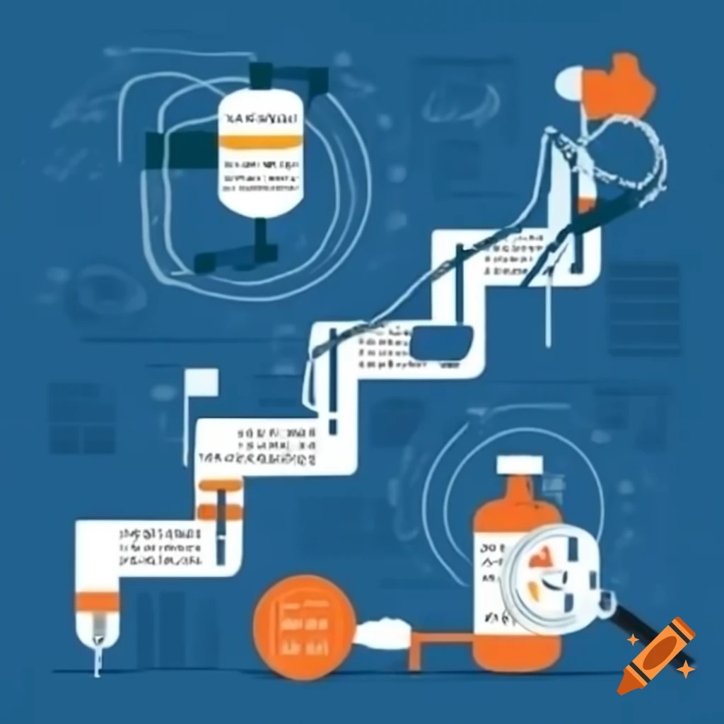 Infographic illustrating CAR-T cell infusion steps with Hebrew text on ...