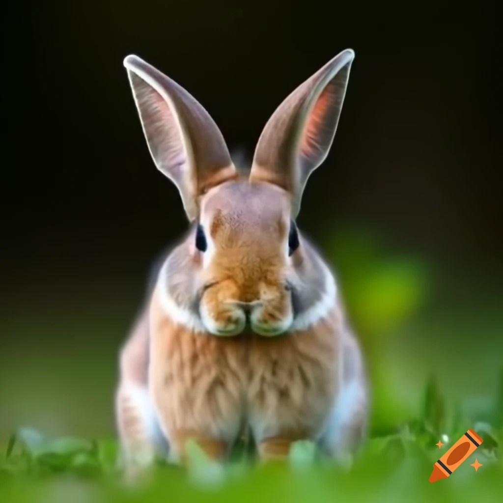 Sad rabbit illustration with text about feeling unloved on Craiyon