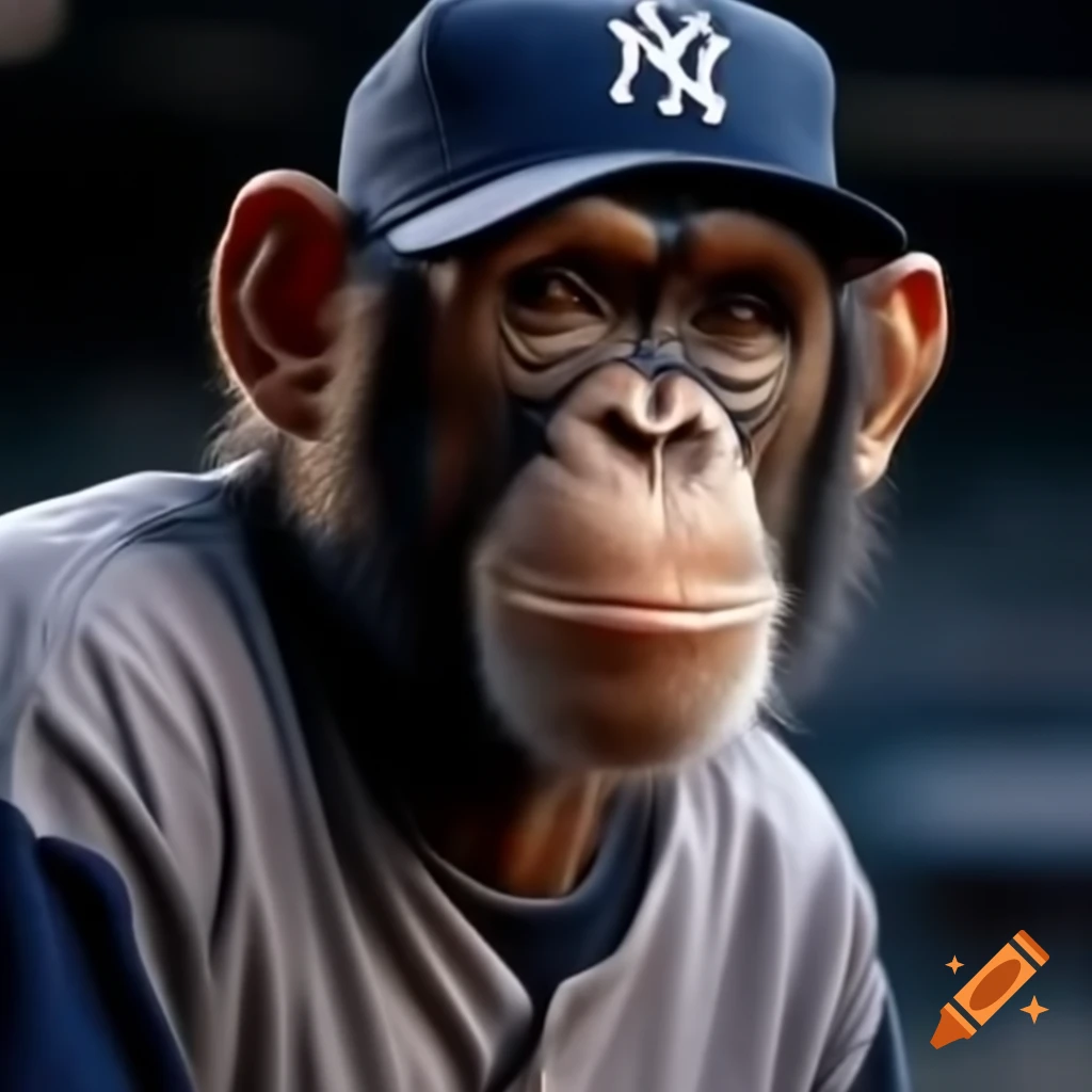 Movie poster for Major League Monkey featuring a chimpanzee pitching ...