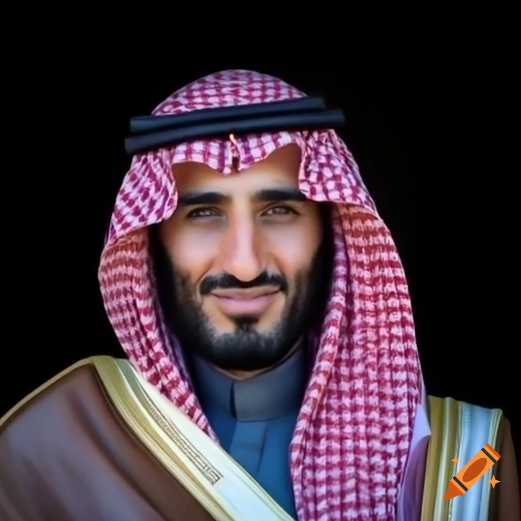 Portrait of a handsome Saudi man wearing a ghutra and shemagh, smiling ...