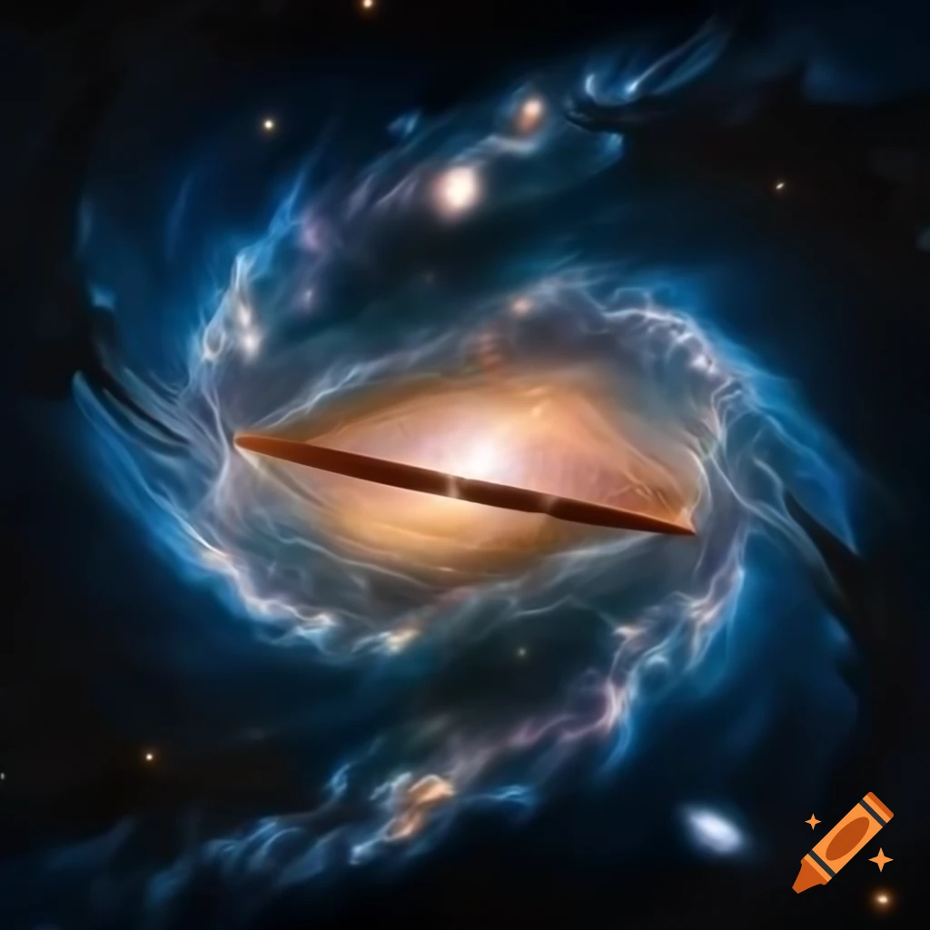 Cosmic game board winding through galaxy with planets and asteroid ...