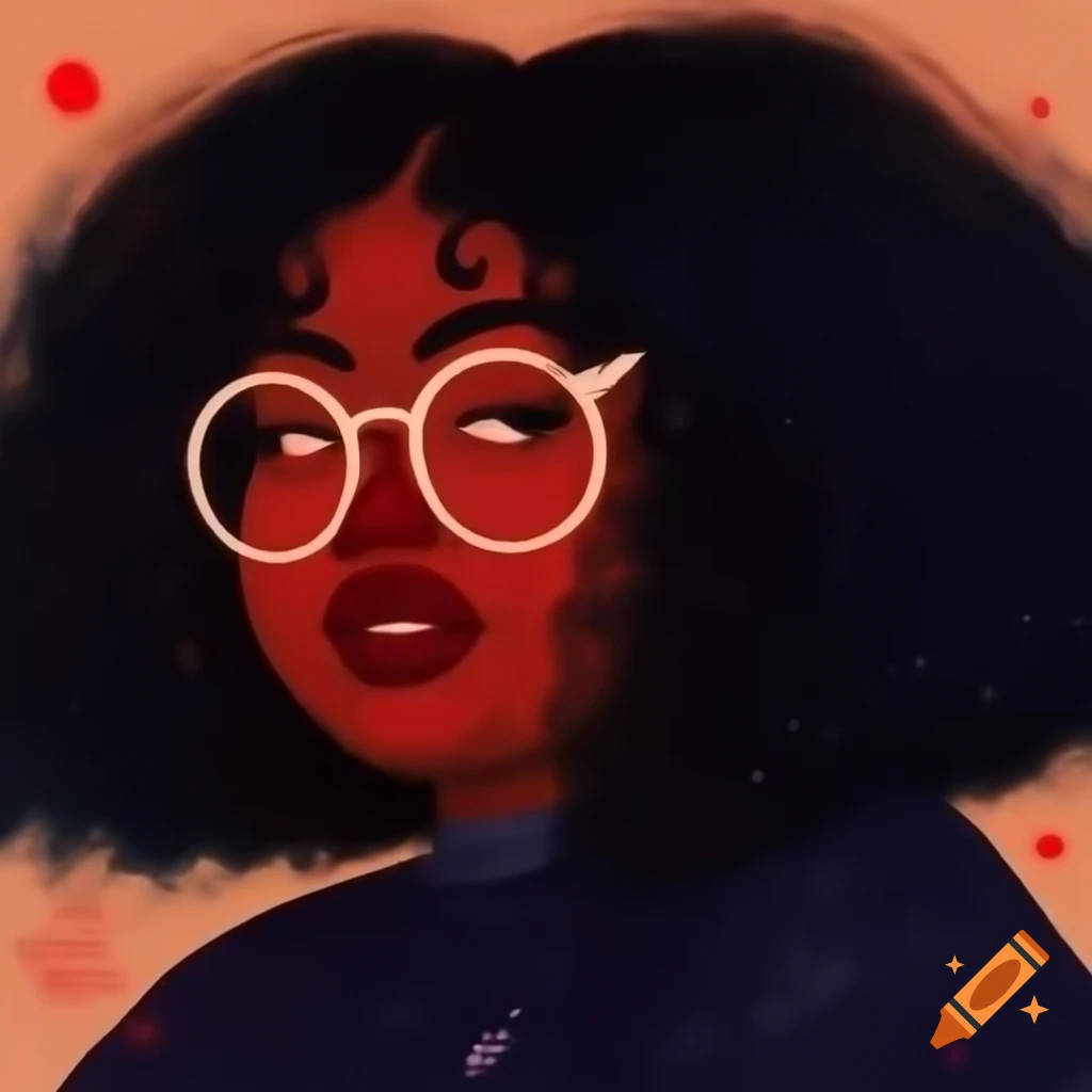 Hand-drawn crayon illustration of a laughing figure with big eyes and ...