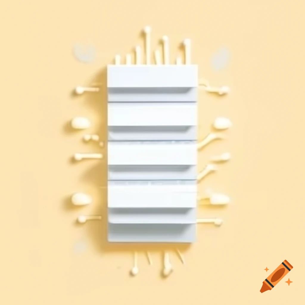 Simple graphic elements on light background for electrical product ...