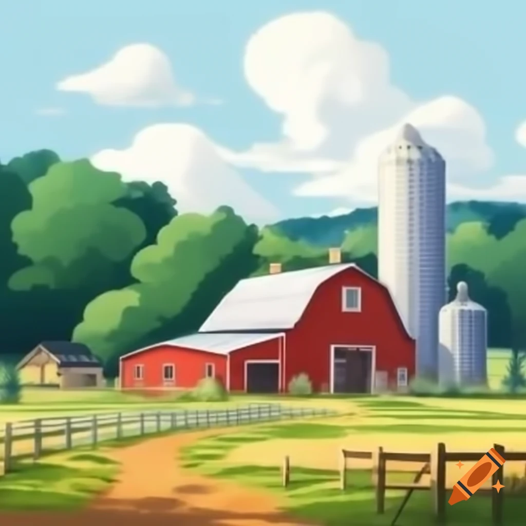 Farm images created on Craiyon
