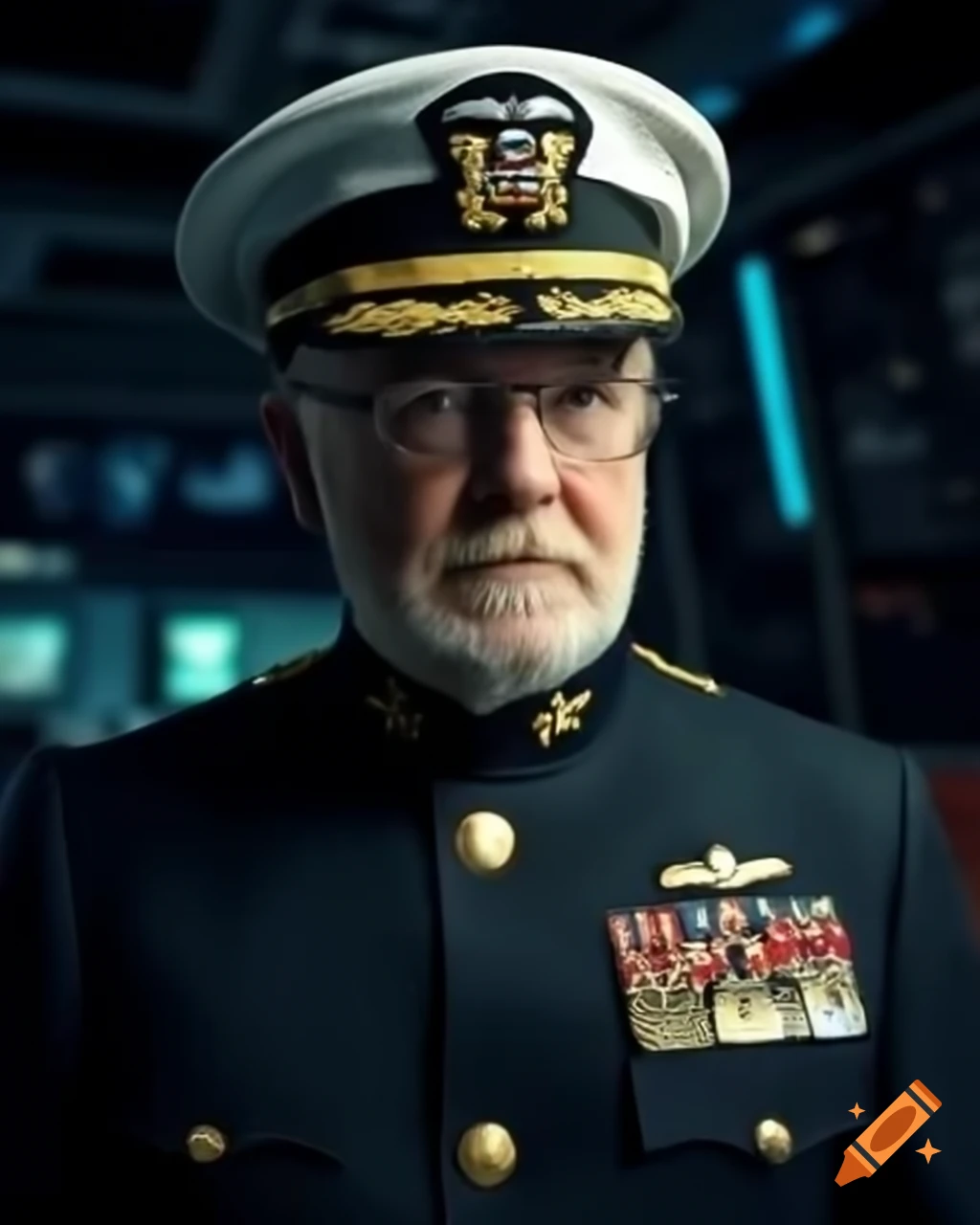 Futuristic captain's dress uniform inspired by modern and classic ...