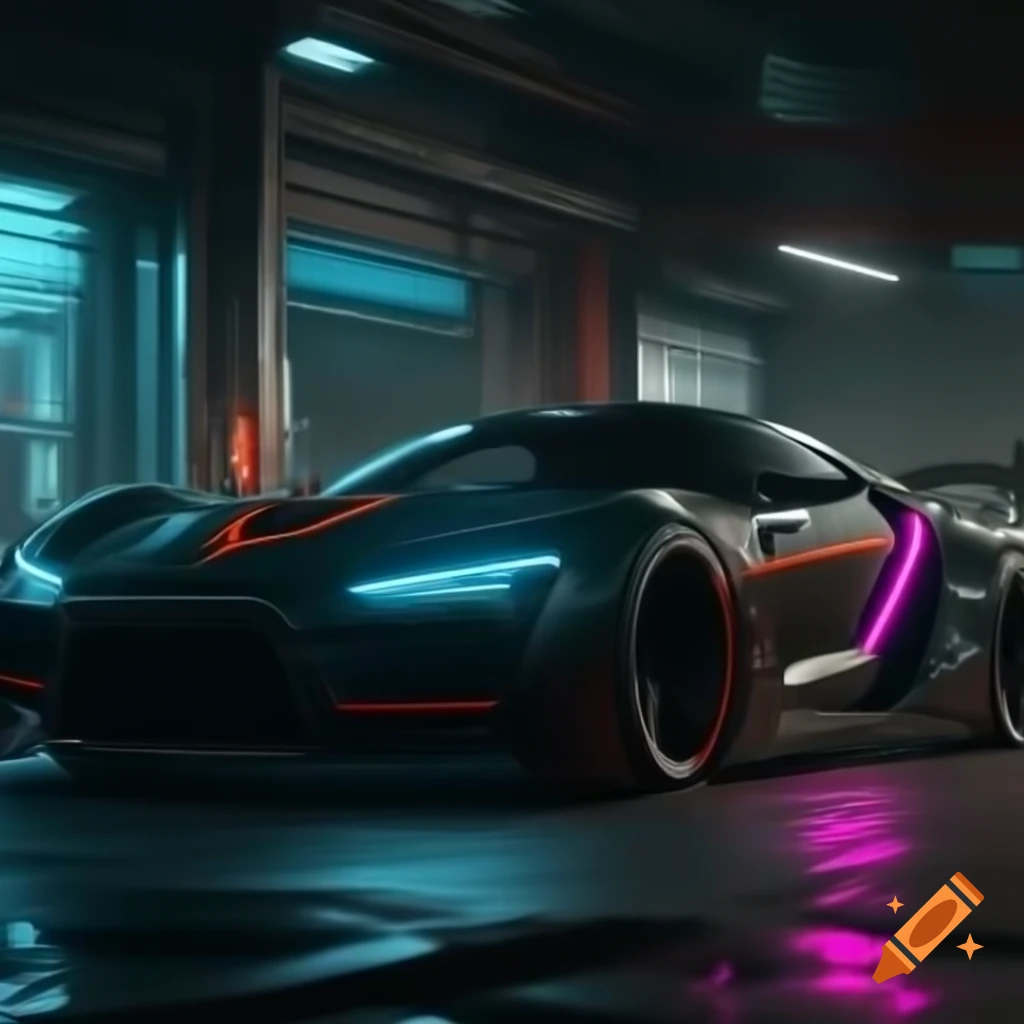 Logo for Arasaka, a dystopian cyberpunk car company on Craiyon