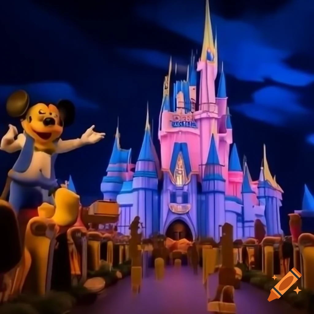 Art inspired by iconic scenes from popular animated films on Craiyon