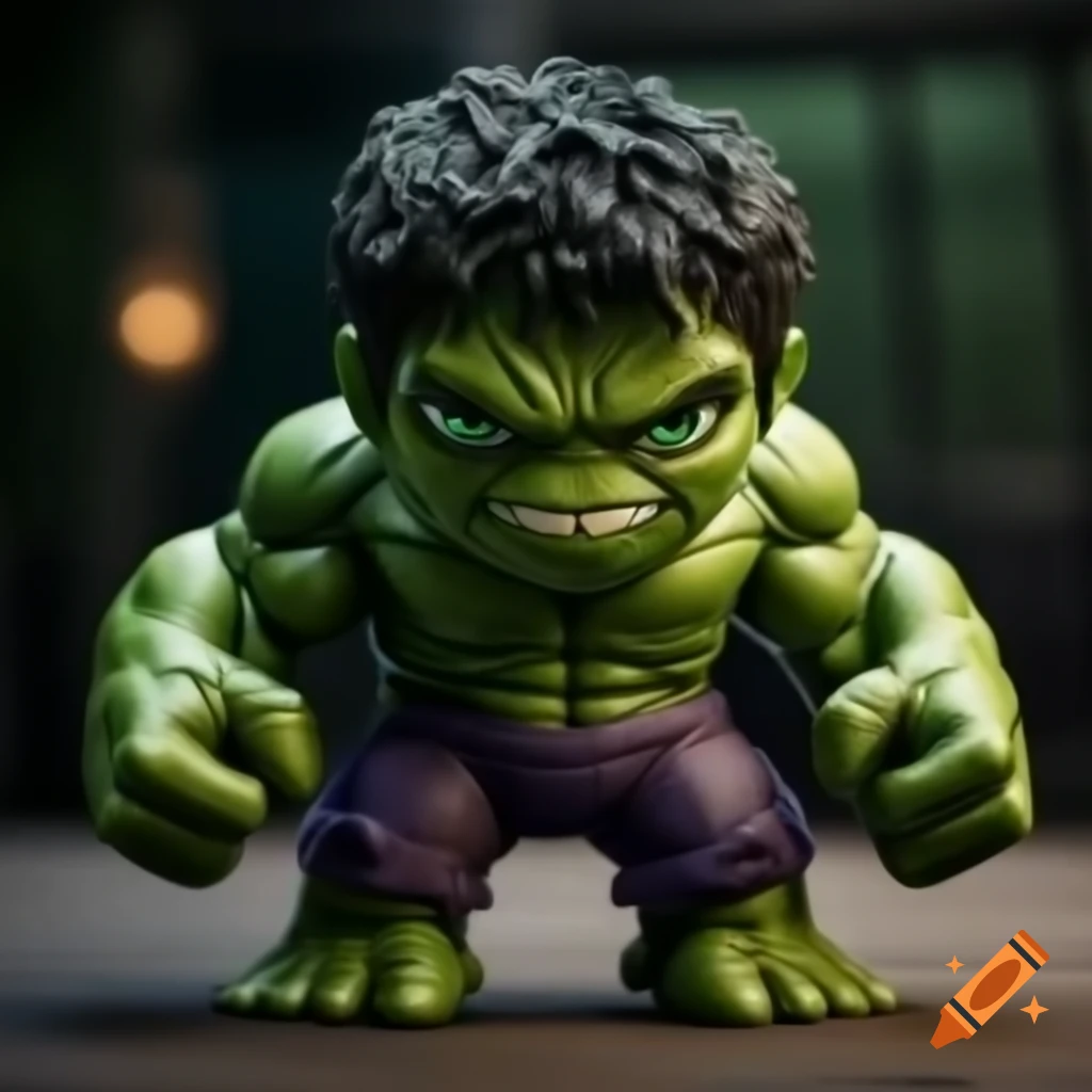 Hulk depicted as a robot, showcasing a unique design on Craiyon