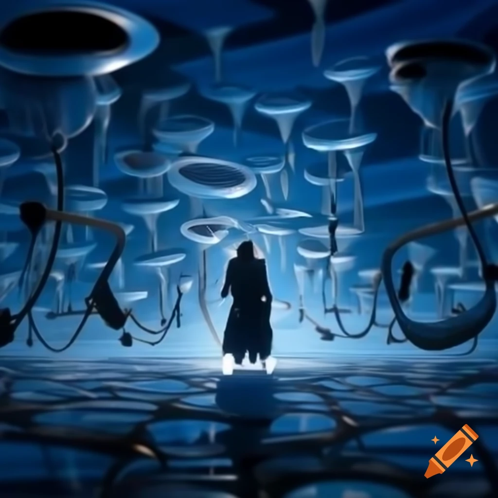 Psychedelic male gypsy with futuristic music elements on Craiyon