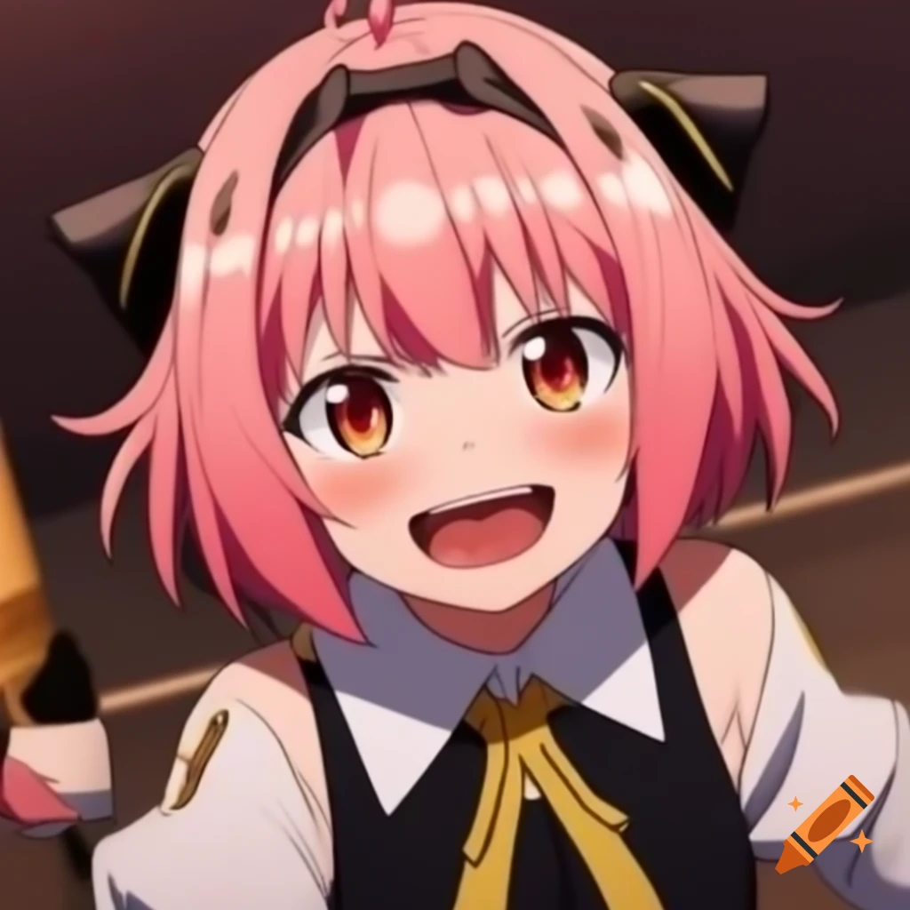 Femboy character Astolfo with vibrant attire on Craiyon