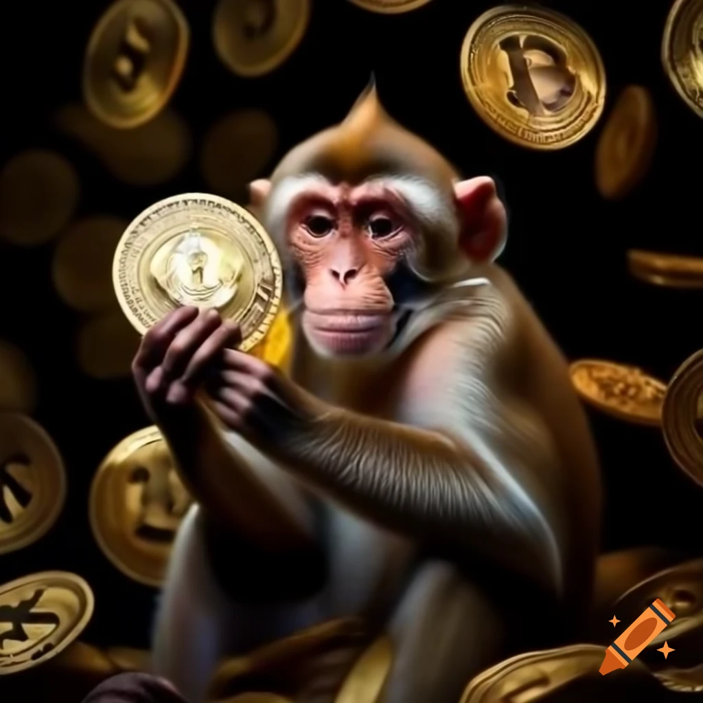 Cryptocurrency images created on Craiyon