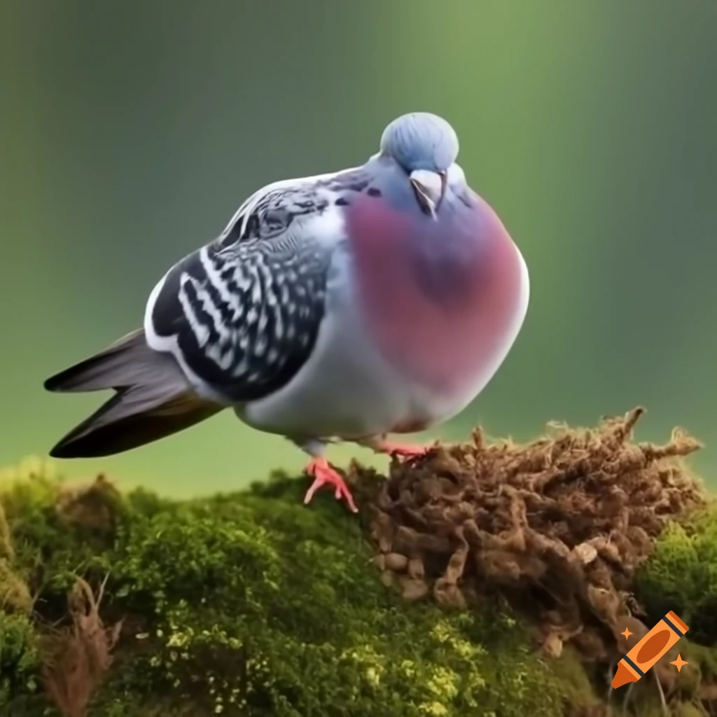 Pigeon skibidi gyatt dance on Craiyon