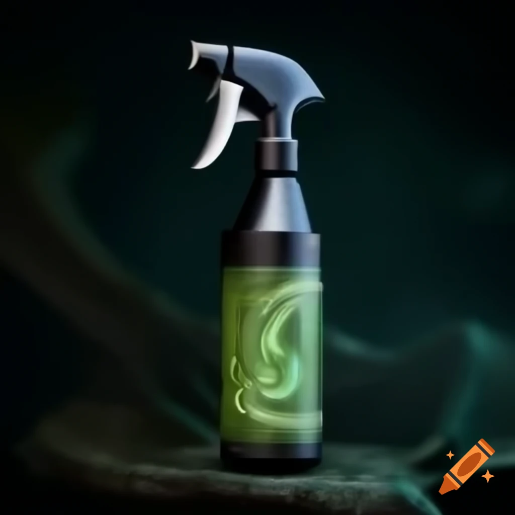 Goo-Be-Gone DnD fantasy spray cleaner on Craiyon