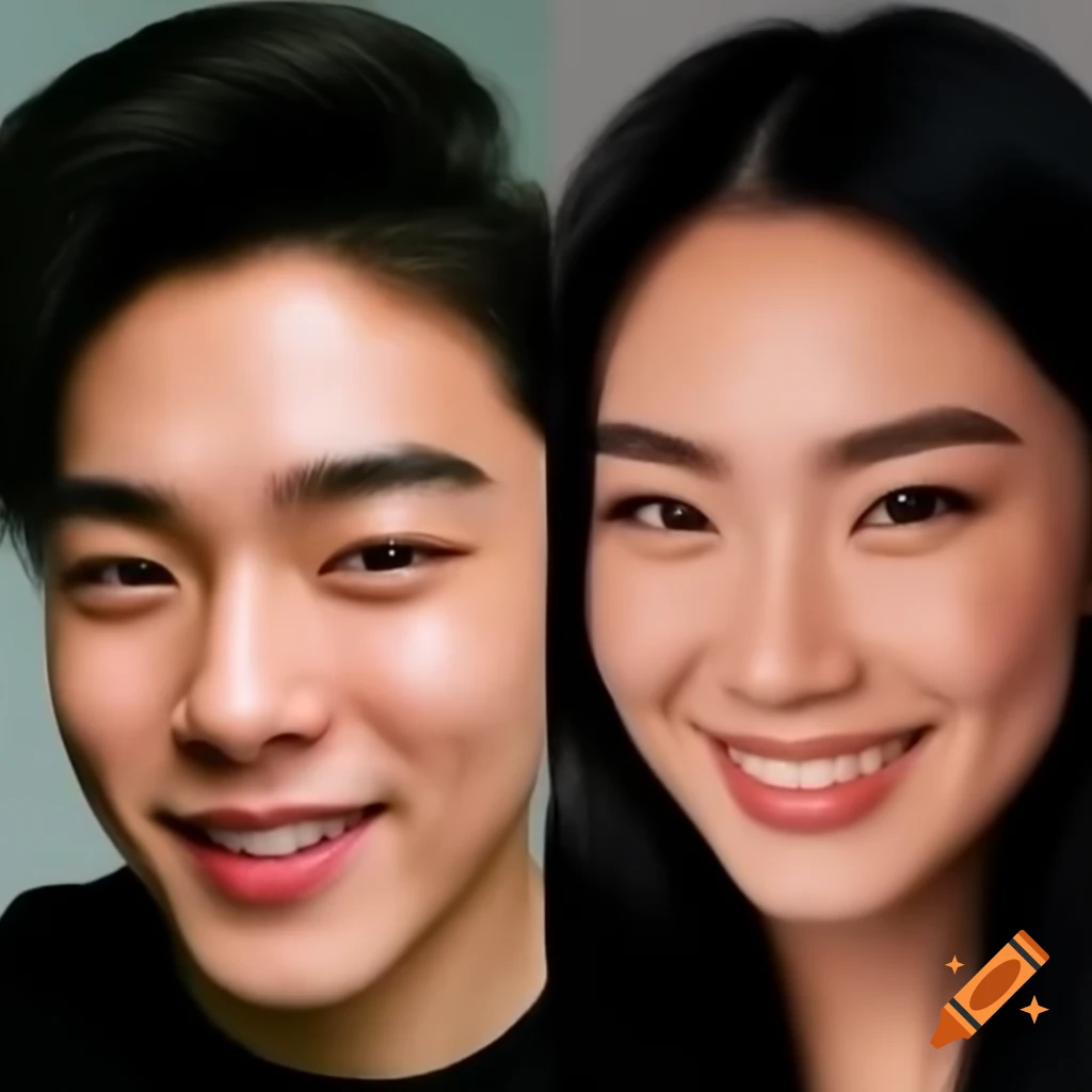 Split screen image of friend gossiping and then smiling while hugging ...