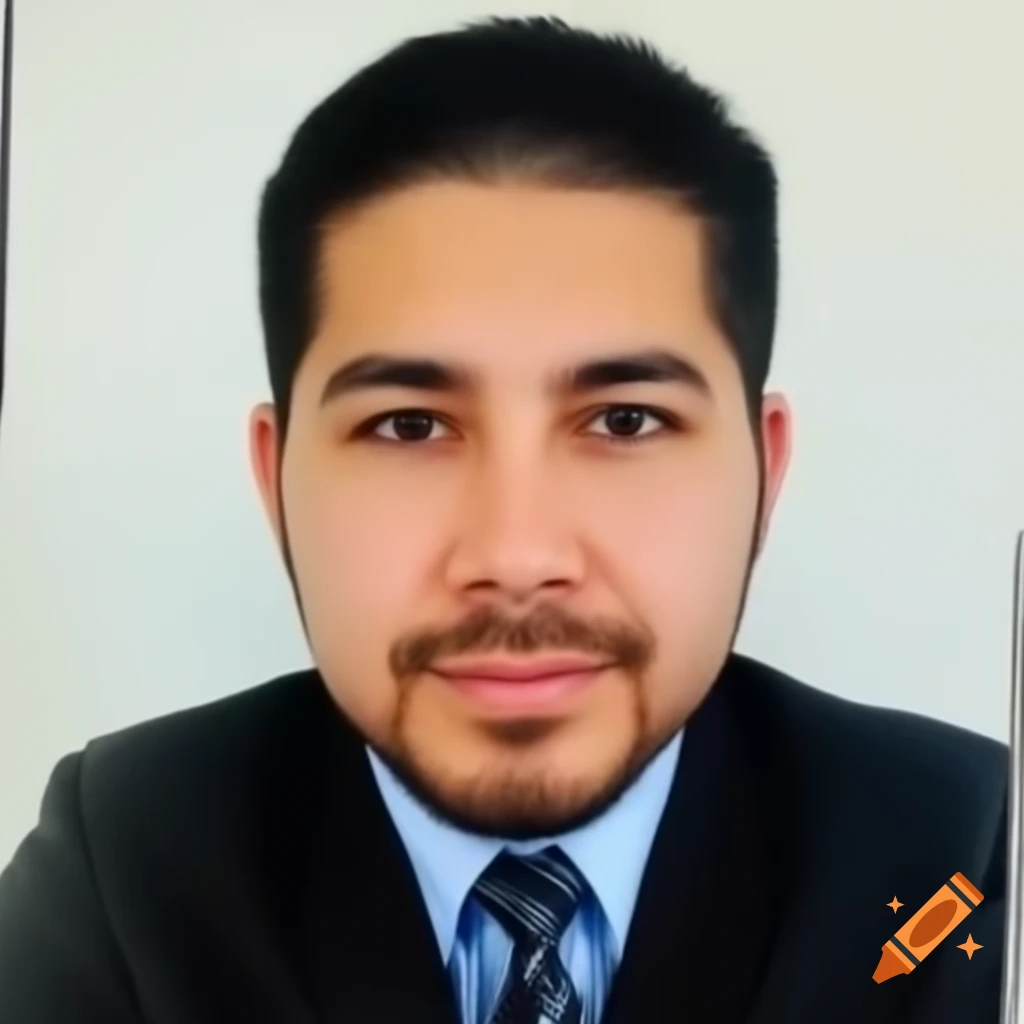 Professional portrait of Latino man in business attire with neutral ...