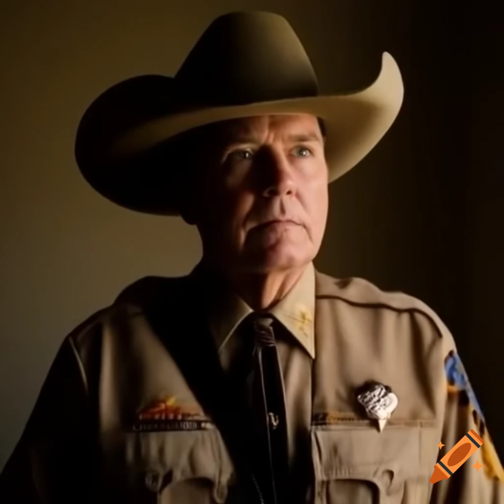 Magazine cover of Ed Dean as 'Sheriff of Tariffs' in traditional ...