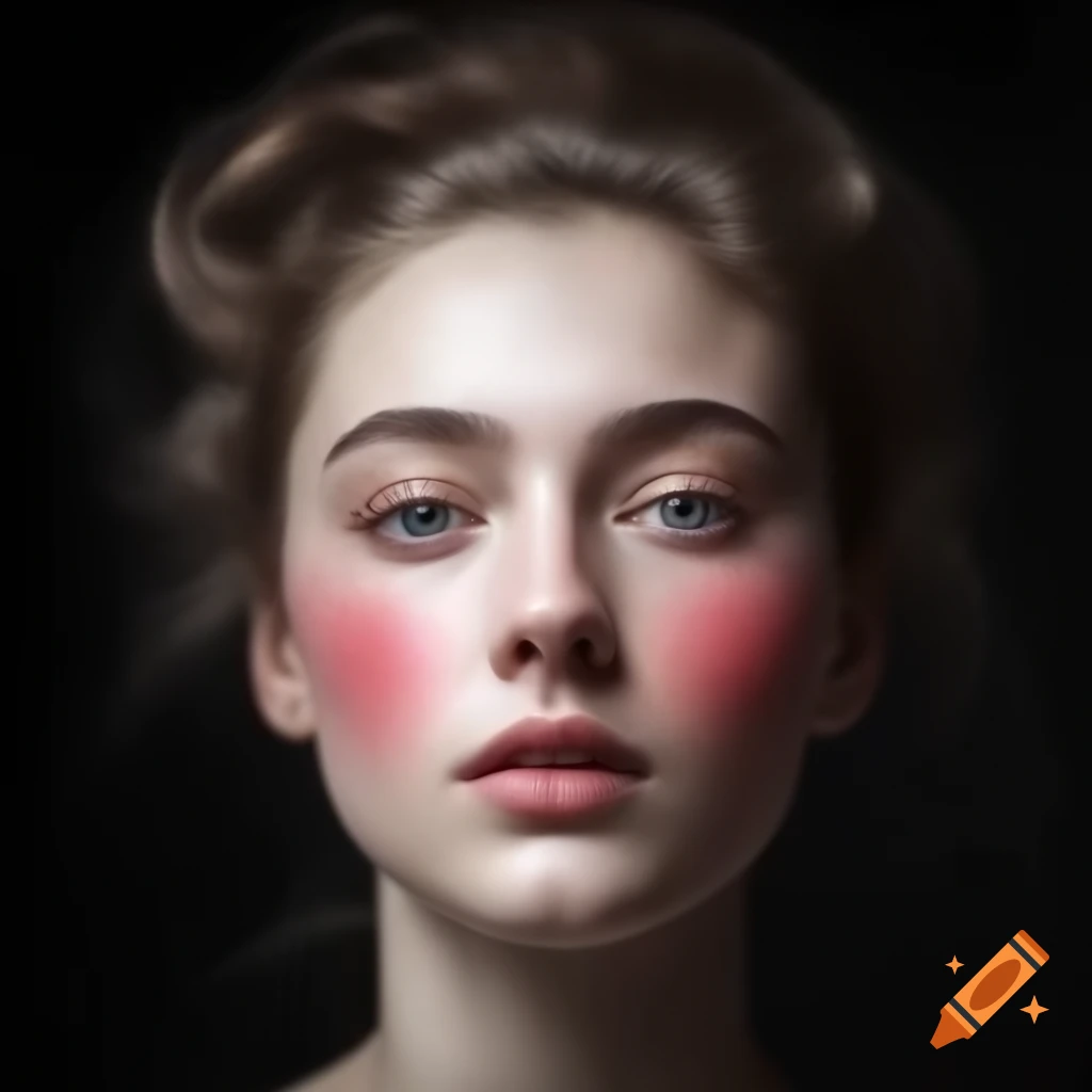 Hyper-realistic portrait of a beautiful young woman showcasing attitude on Craiyon
