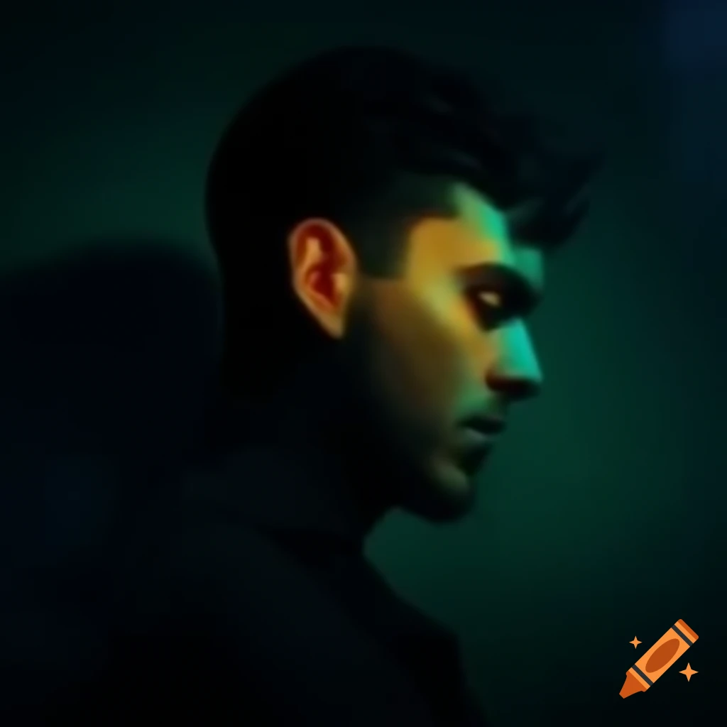 Dark-themed YouTube thumbnail for music beat video featuring male ...