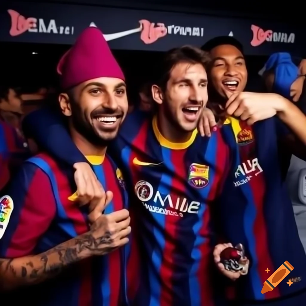 FC Barcelona Fan Club gathering in Nepal on Craiyon