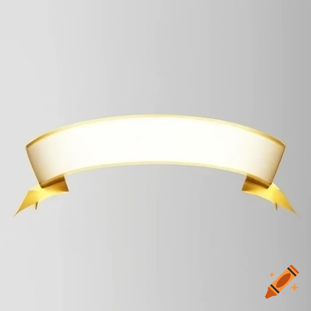 Holy banner scroll in white and gold design on Craiyon