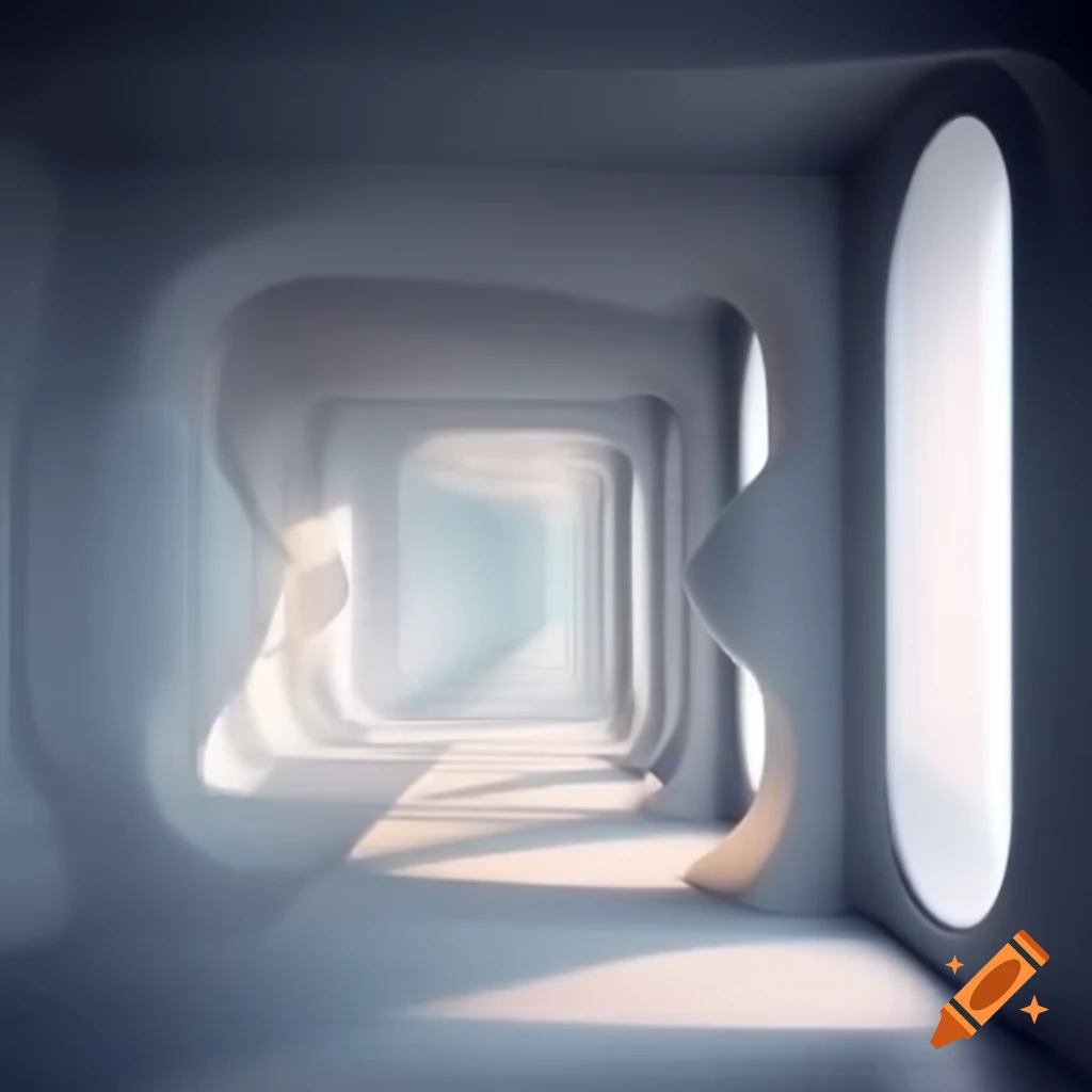 Meticulously designed room featuring Frutiger Aero aesthetic with ...