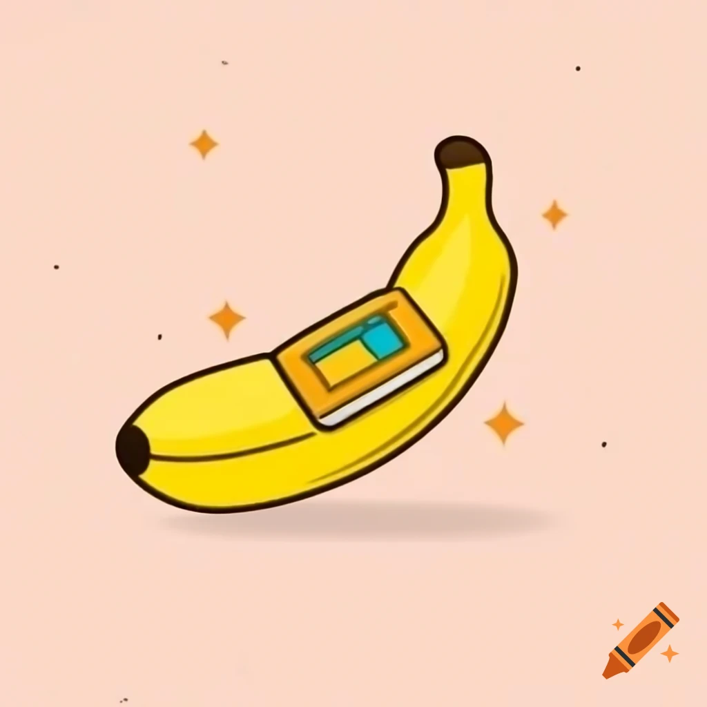 ArduBanana handheld console poster featuring a banana design on Craiyon
